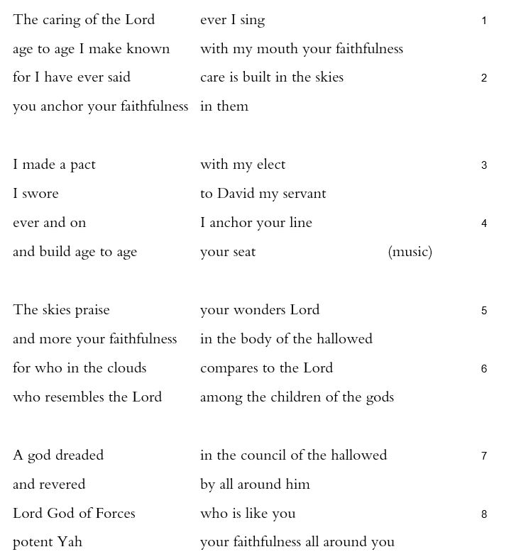 Psalm 89 – The Book of Psalms